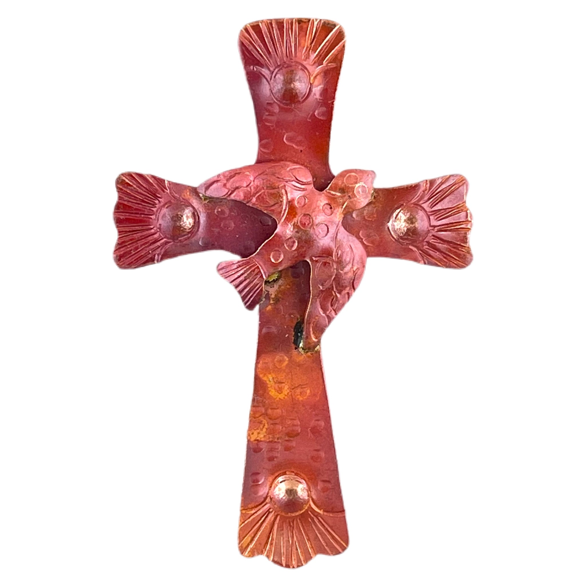 Handmade Copper Cross with Dove – Patricia Healey Jewelry – Patricia ...