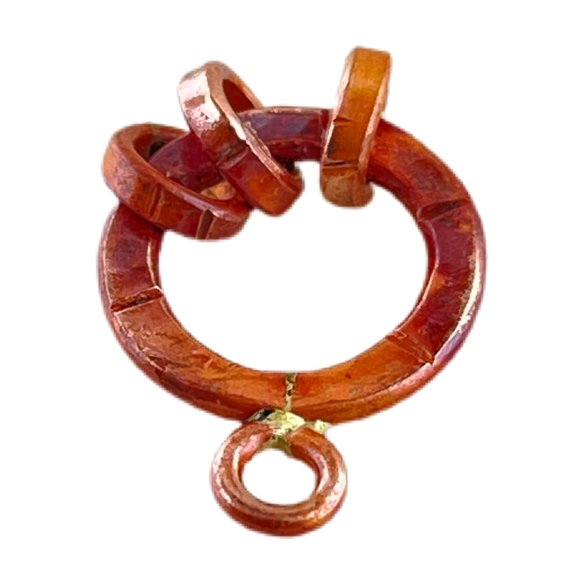 Ring with Three Multistrands – Patricia Healey Copper